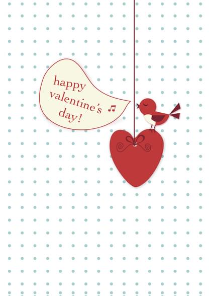 Valentine's Day Card with your own Handwriting. Sandra Rose Designs for ...