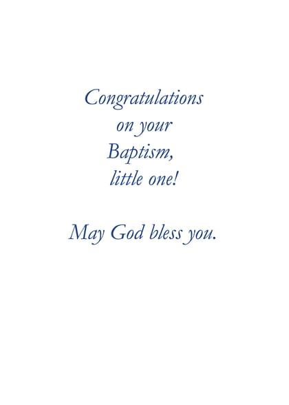 Crucifix Baptism Card with your own Handwriting. Sandra Rose Designs ...