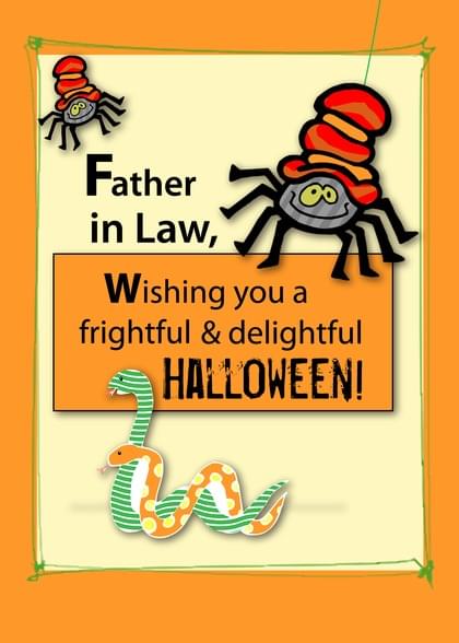 Spiders Halloween Card with your own Handwriting. Sandra Rose Designs ...