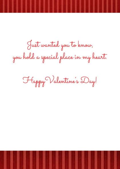 Hearts Valentine's Day Card with your own Handwriting. Sueshine Studio ...