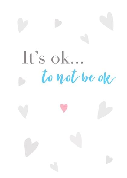 Hearts Encouragement Card with your own Handwriting. Jolene Ink for ...