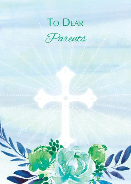 Crucifix Easter Card with your own Handwriting. Sandra Rose Designs for ...