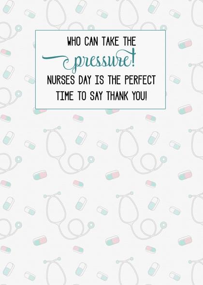 Flowers Nurse's Day/Week Card with your own Handwriting. Salon Of Art ...