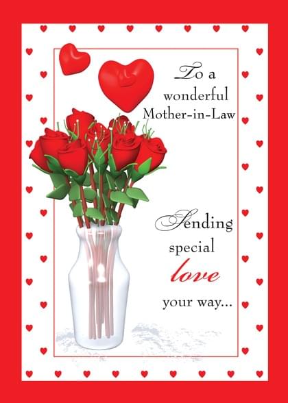 Roses Valentine's Day Card with your own Handwriting. Sandra Rose ...