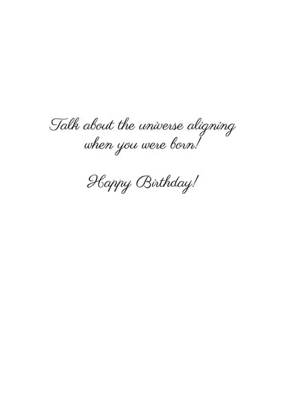 Praising Birthday and Full Moon Birthday Card with your own Handwriting ...