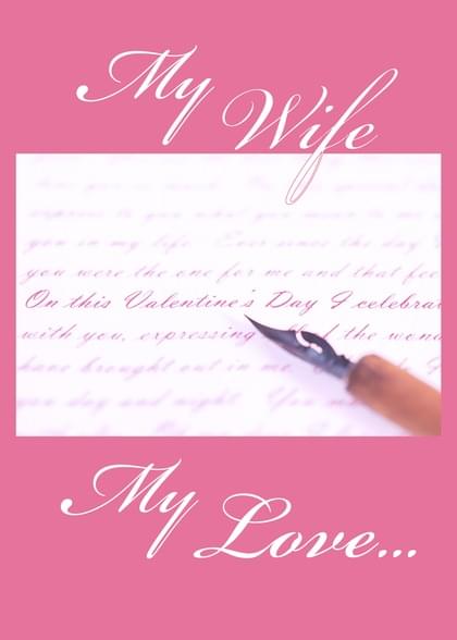 Valentine's Day Card with your own Handwriting. Sandra Rose Designs for ...