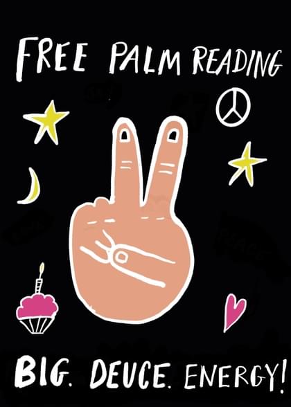 Peace Signs Funny Card with your own Handwriting. Heart Chalkra Cards ...