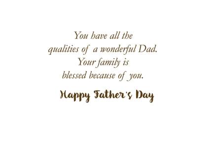 Father's Day Card with your own Handwriting. Sandra Rose Designs for ...