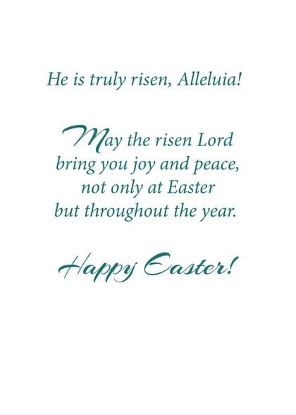 Crucifix Easter Card with your own Handwriting. Sandra Rose Designs for ...