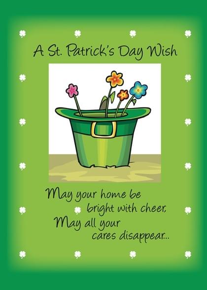 Irish Themed Saint Patrick's Day Card with your own Handwriting. Sandra ...