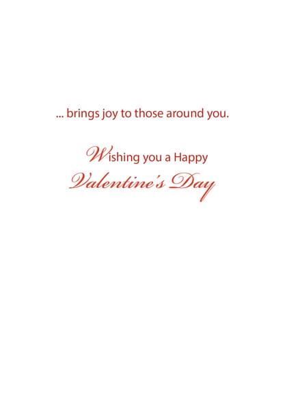 Flowers Valentine's Day Card with your own Handwriting. Sandra Rose ...