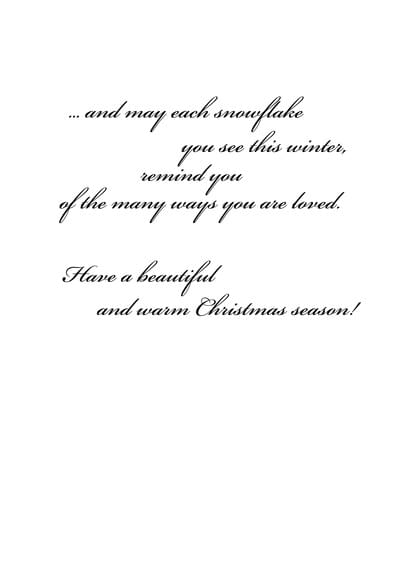 Christmas Card with your own Handwriting. Sandra Rose Designs for ...