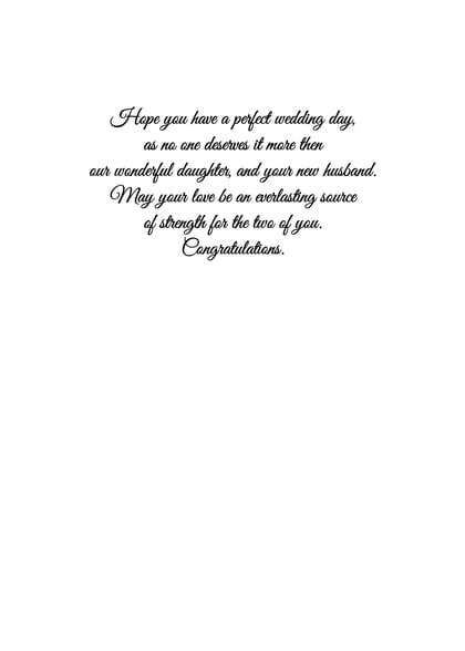 Wedding Day Card with your own Handwriting. Rosalie Scanlon Art And ...