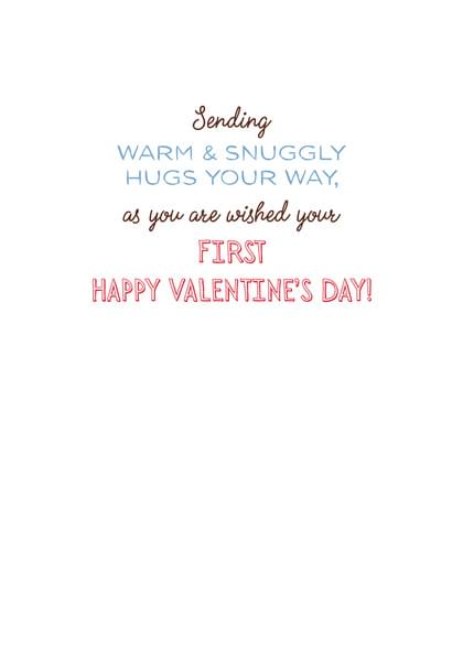 Teddy Bears Valentine's Day Card with your own Handwriting. Sandra Rose ...