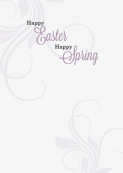Bouquet Of Flowers Easter Card with your own Handwriting. Salon Of Art ...