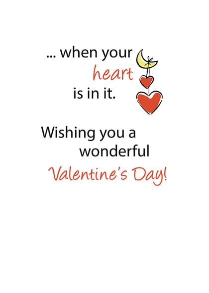 Stars and Moon Valentine's Day Card with your own Handwriting. Sandra ...