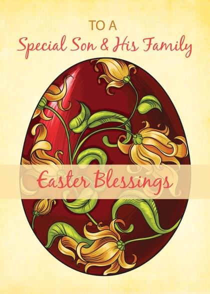 Easter Eggs Easter Card with your own Handwriting. Sandra Rose Designs ...
