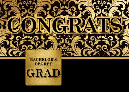 Graduation (College) Card with your own Handwriting. Salon Of Art for ...