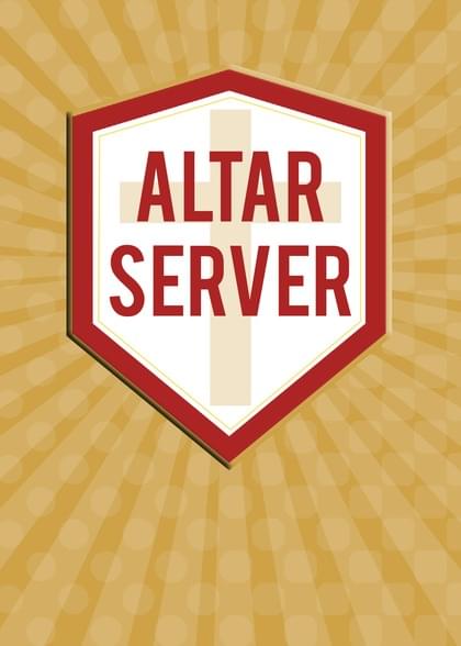 Crucifix Becoming An Alter Server Card with your own Handwriting ...