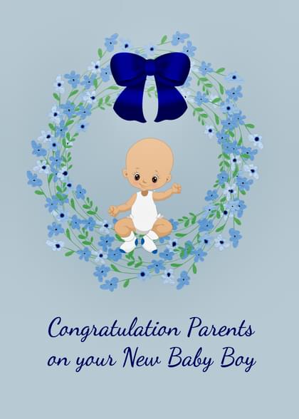 Baby New Baby Card with your own Handwriting. Rosalie Scanlon Art And ...