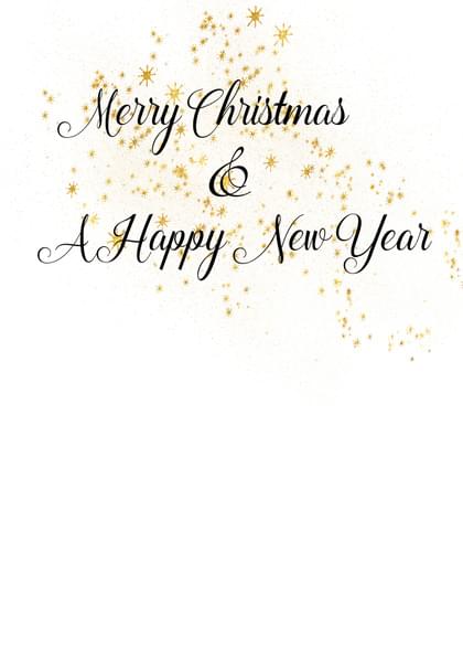 Snow and Forests Christmas Card with your own Handwriting. Taylor Art ...
