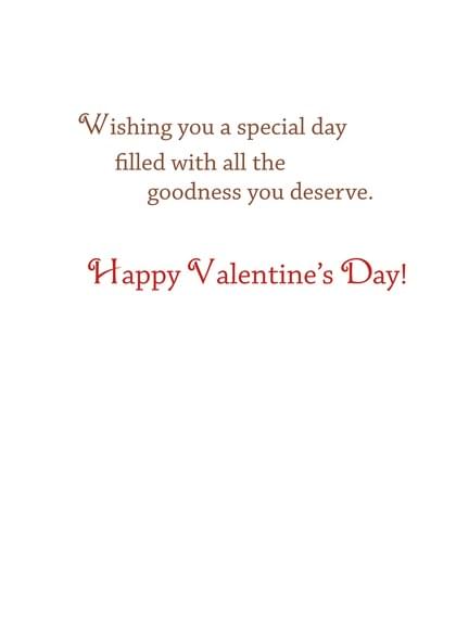 Hearts and Chocolate Valentine's Day Card with your own Handwriting ...