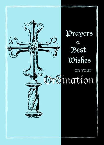 Crucifix Ordination Card with your own Handwriting. Sandra Rose Designs ...