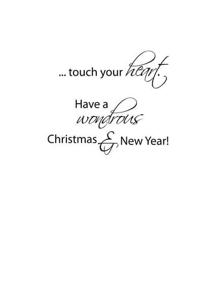 Christmas Trees Christmas Card with your own Handwriting. Sandra Rose ...