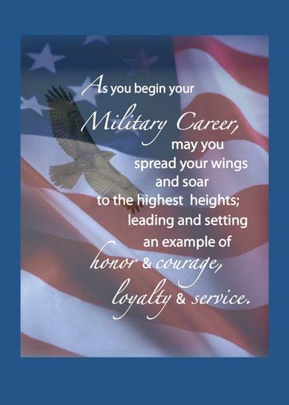 Military Service and Eagles Graduation (Military) Card with your own ...