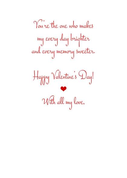 Hearts Valentine's Day Card with your own Handwriting. Sueshine Studio ...