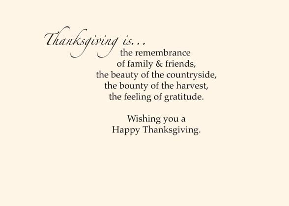 Fall Thanksgiving Card with your own Handwriting. Sandra Rose Designs ...