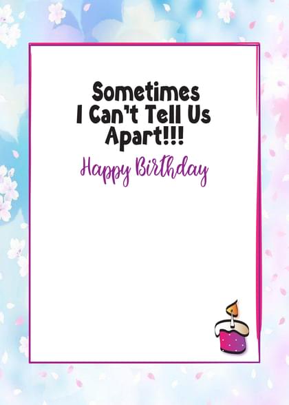 Birthday Card with your own Handwriting. Simply Panache for Signed ...