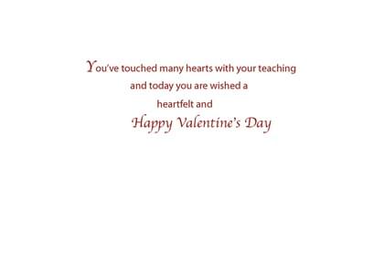 Hearts Valentine's Day Card with your own Handwriting. Sandra Rose ...