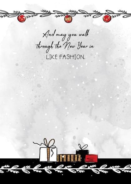 Christmas Trees Christmas Card with your own Handwriting. Sueshine ...