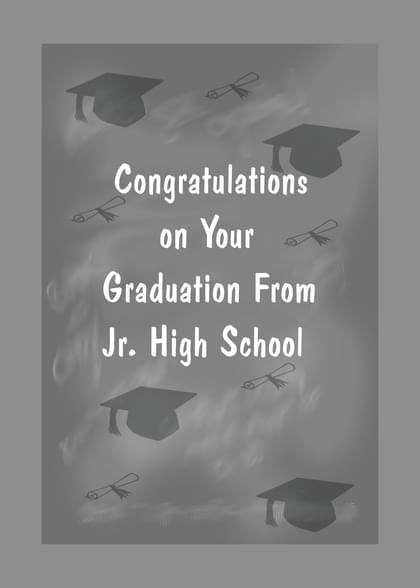 Graduation (8th Grade) Card with your own Handwriting. Rosalie Scanlon ...