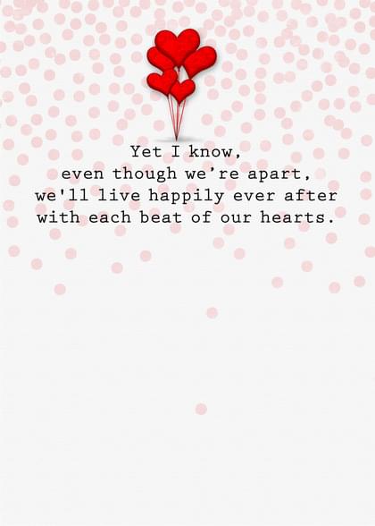 Hearts Valentine's Day Card with your own Handwriting. Salon Of Art for ...