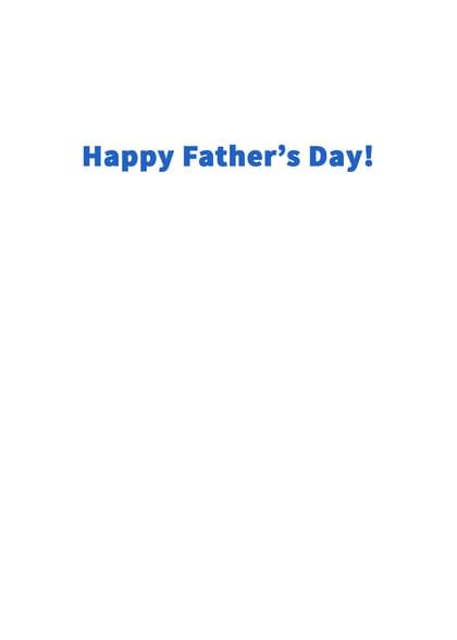 Father's Day Card with your own Handwriting. Flourishing Lilies for ...